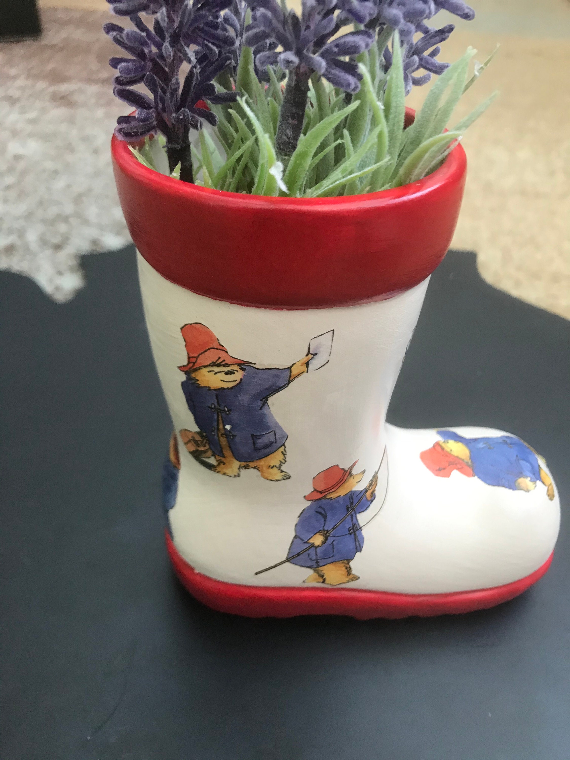 Small Paddington Plant Pot Paddington Wellie Boot Planter - Etsy UK