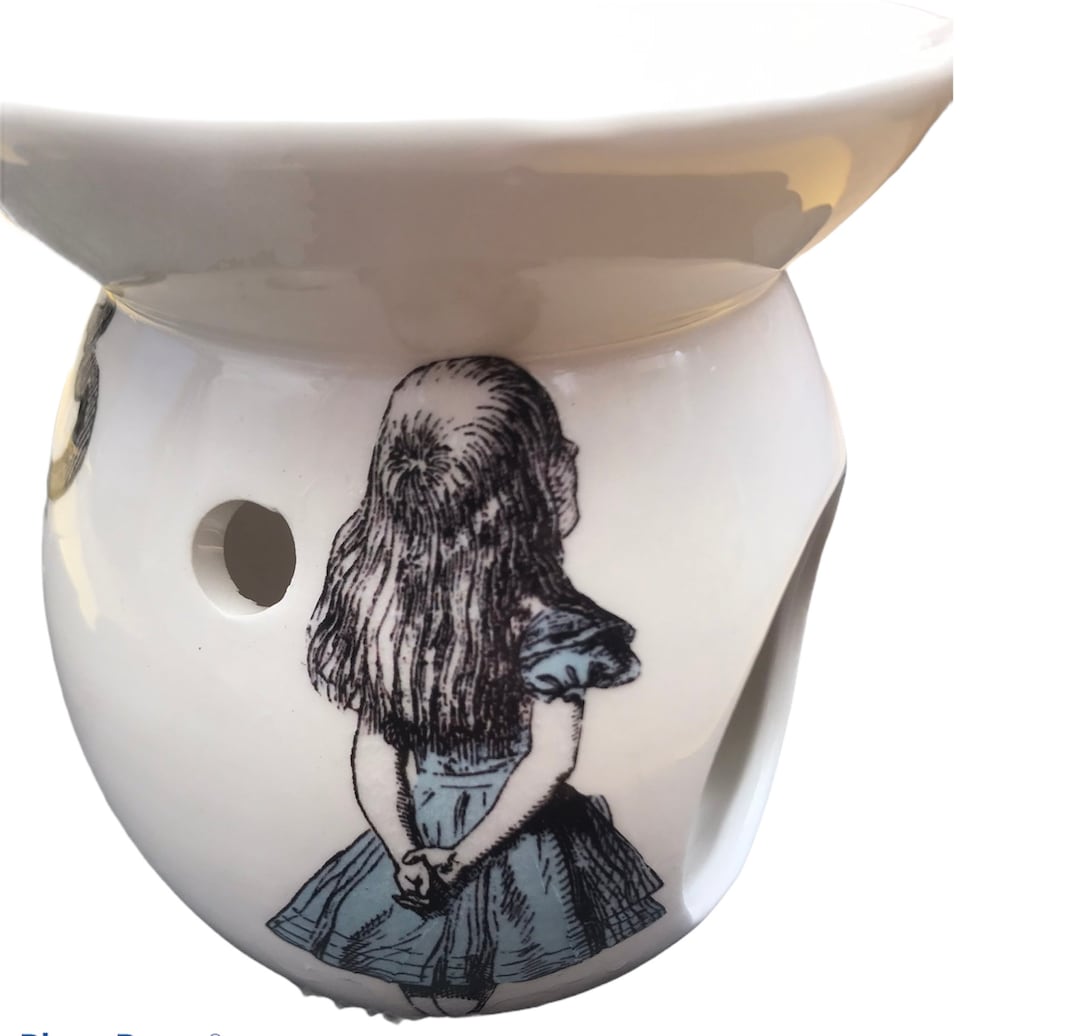 Wax Melt Burner With Alice in Wonderland Design Alice in - Etsy