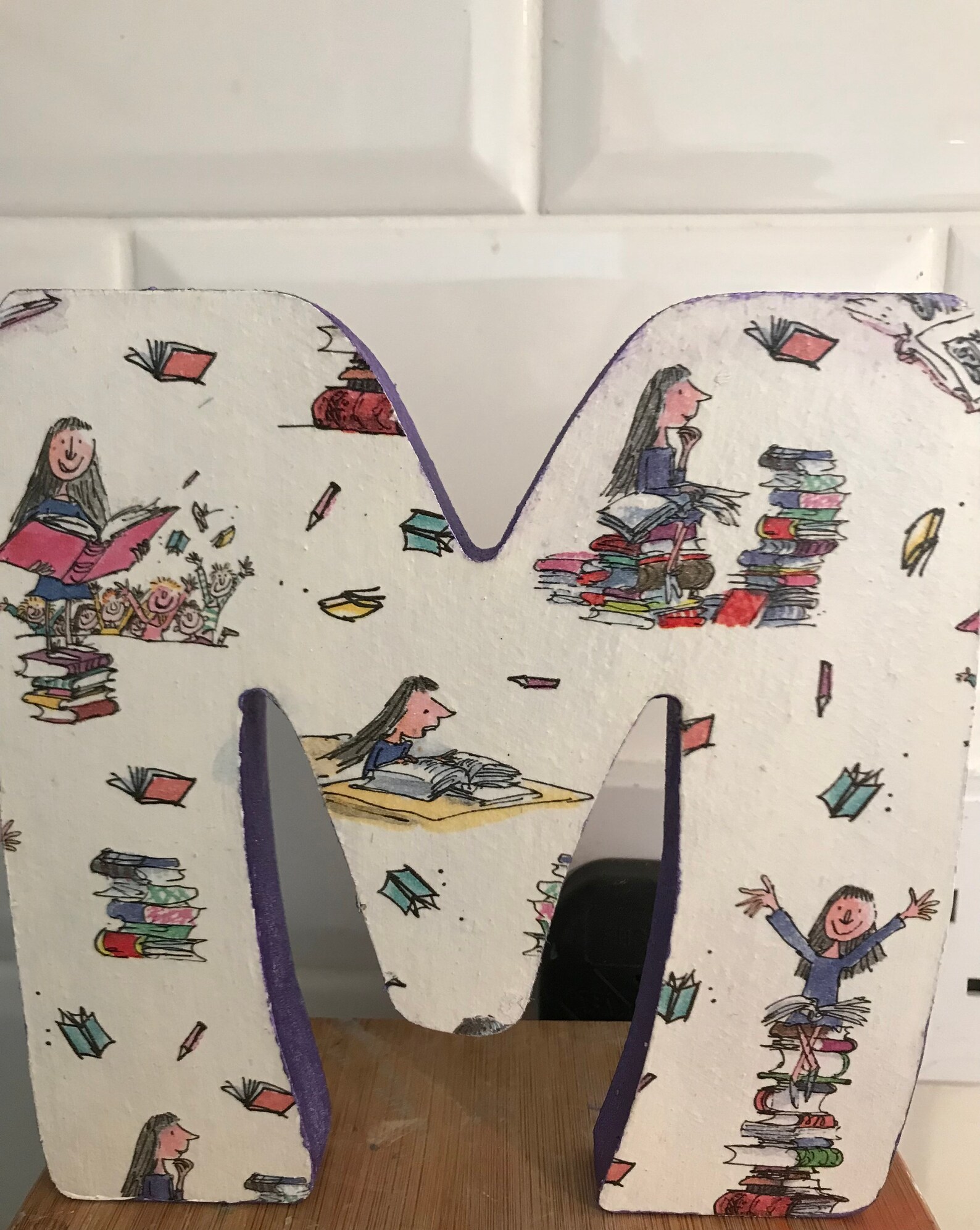 Matilda freestanding letter roald dahl matilda gifts | Etsy