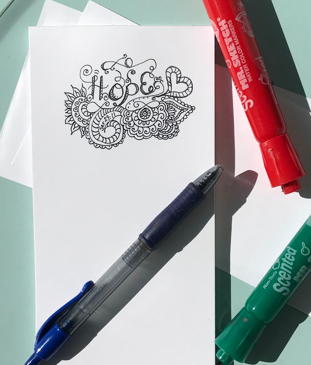 Hope Notepad - 50 Sheets on a 3.75x8.5in Pad - Perfect for Notes of ...
