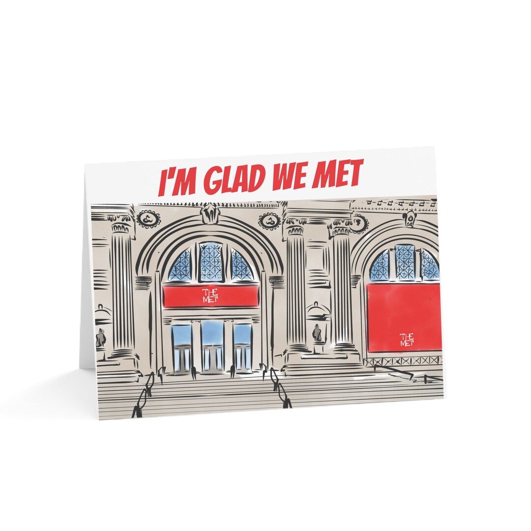 Met Museums Inspired Greeting Cards for Birthday Gift for Boyfriend ...