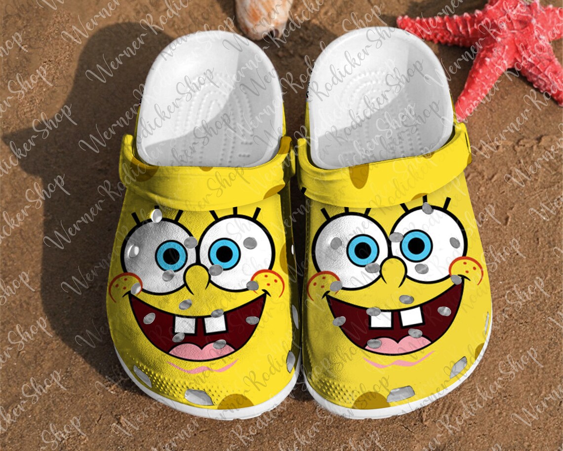 Spongebob Clogs Spongebob Squarepants Clogs Clog Comfortable | Etsy