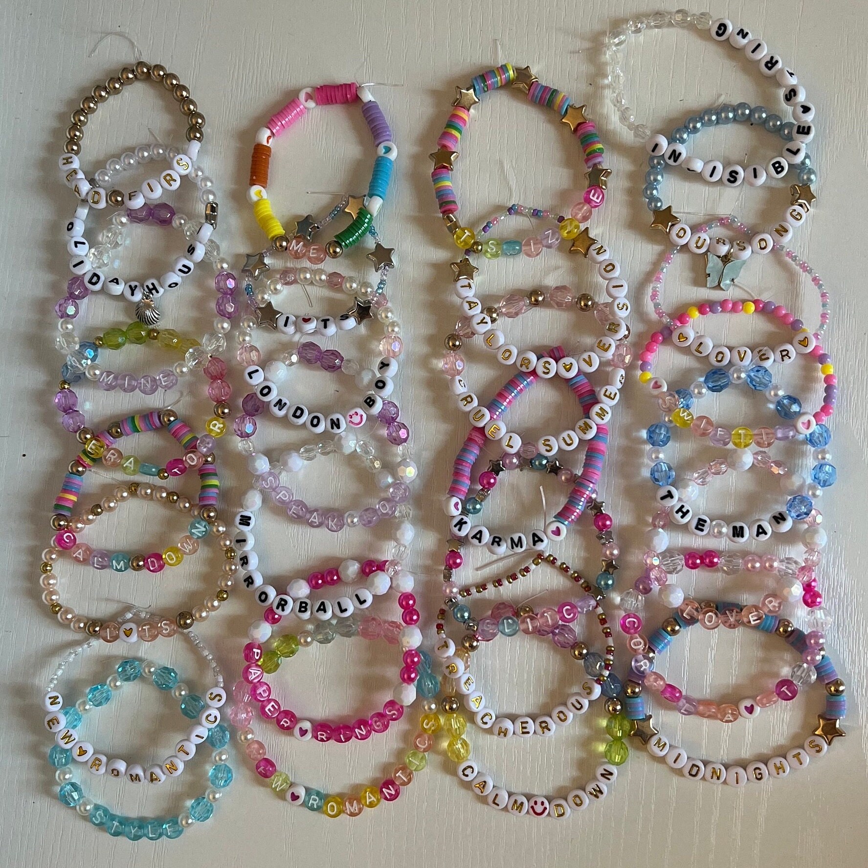 Taylor Swift Eras Tour Friendship Bracelets Random Bundle - Etsy