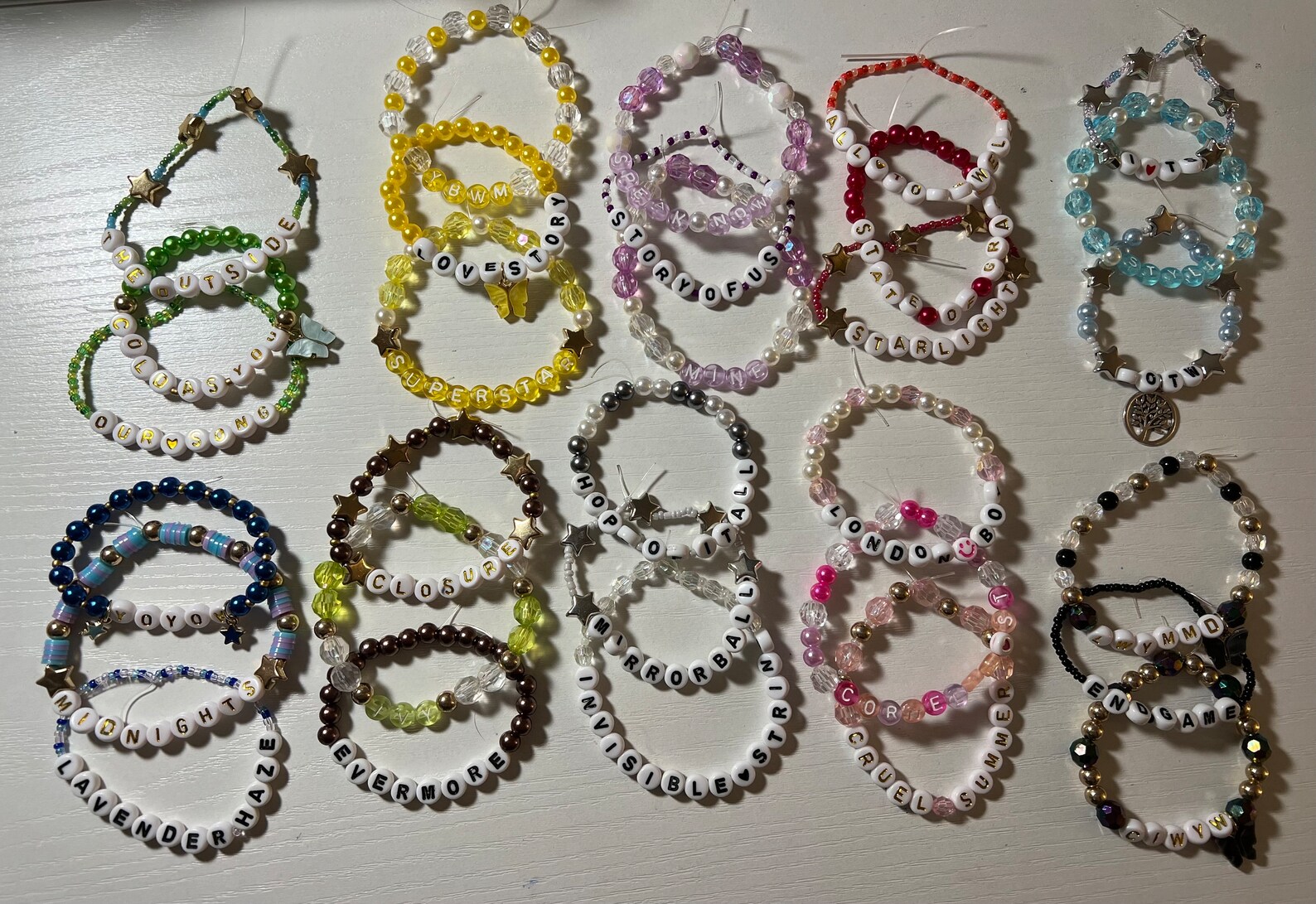 Taylor Swift Eras Tour Friendship Bracelets Random Bundle - Etsy