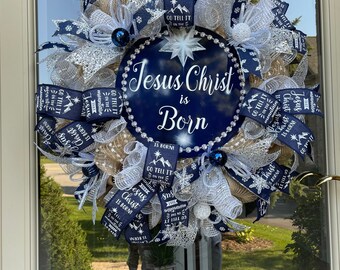 Nativity Scene Ribbon | Etsy