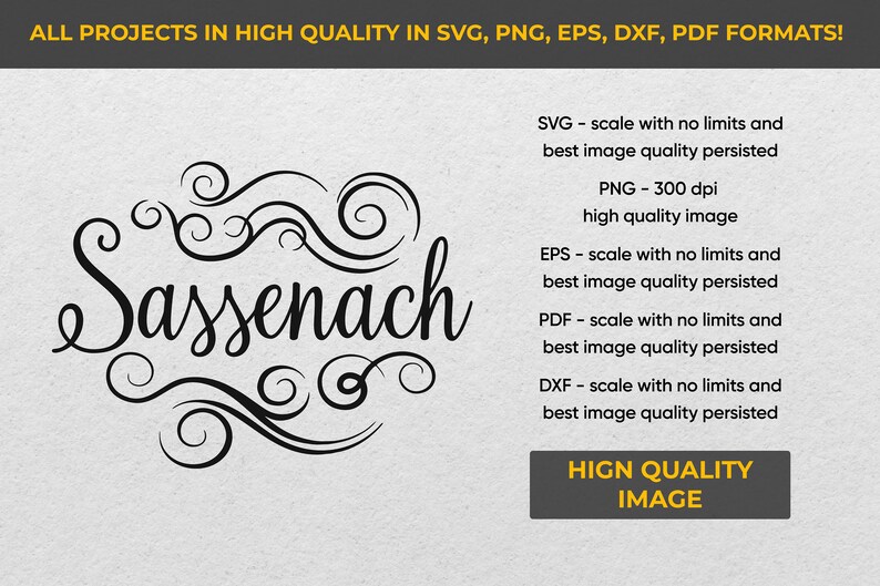Sassenach Svg,sassenach Png,sassenach Cricut,sassenach Shirt Svg ...