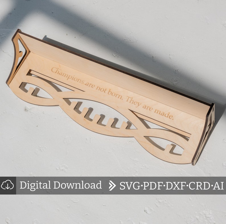 Trophy Shelf Svg Rrophy Shelf Laser Cut Medal Holder Svg - Etsy