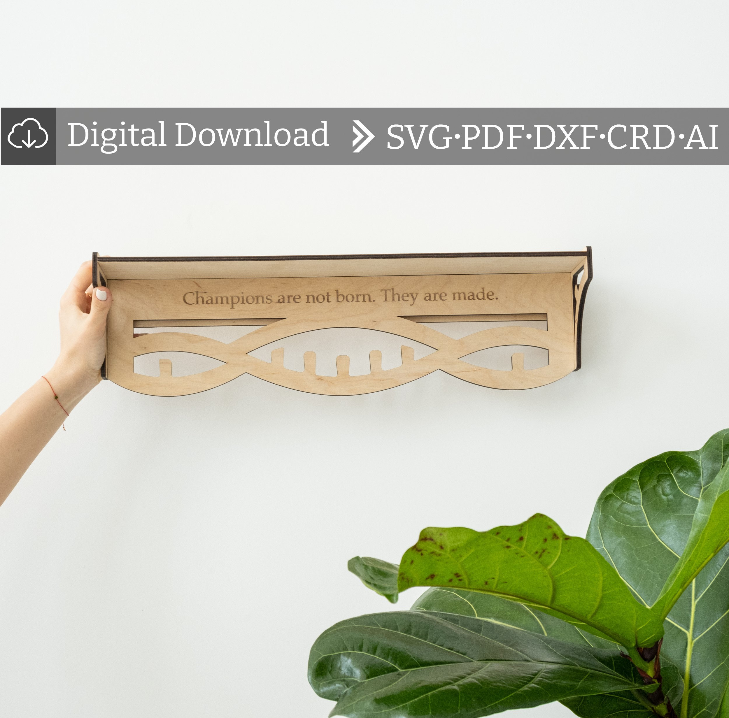 Trophy Shelf Svg Rrophy Shelf Laser Cut Medal Holder Svg - Etsy