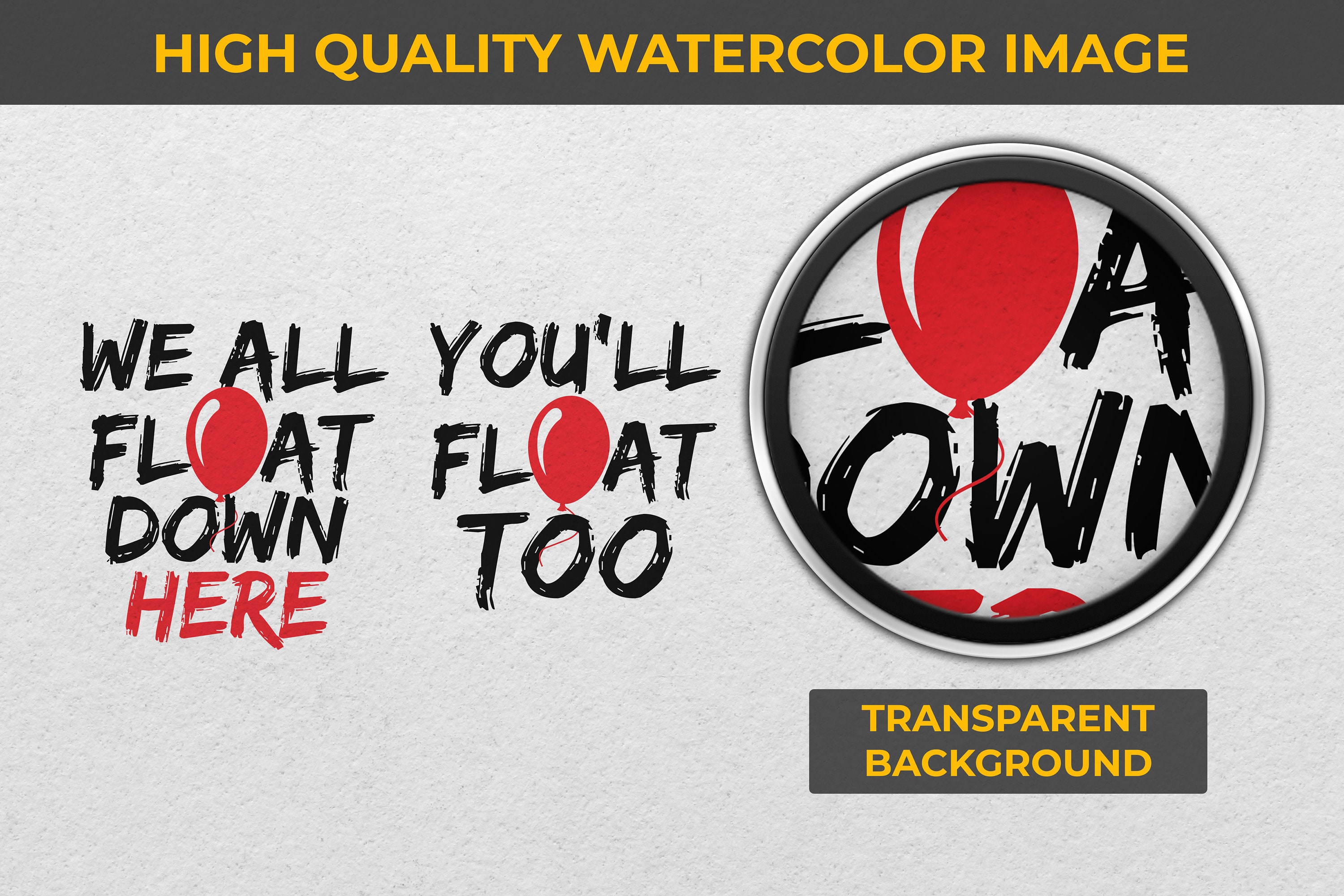 We All Float Down Here Svgwe All Float Down Here Pngwe All - Etsy