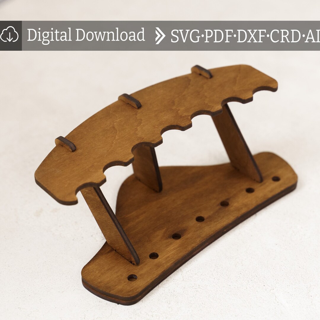 Pen Organizer Pattern, Pen Holder Svg, Wooden Pen Holder Svg, Wooden ...