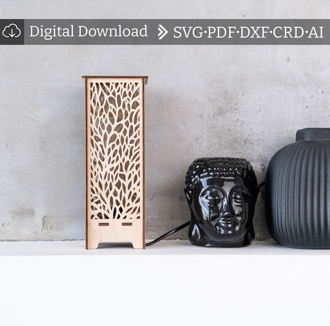 Wood Table Lamp Svg, Wood Table Lamp Pattern, Wood Table Lamp Laser Cut ...