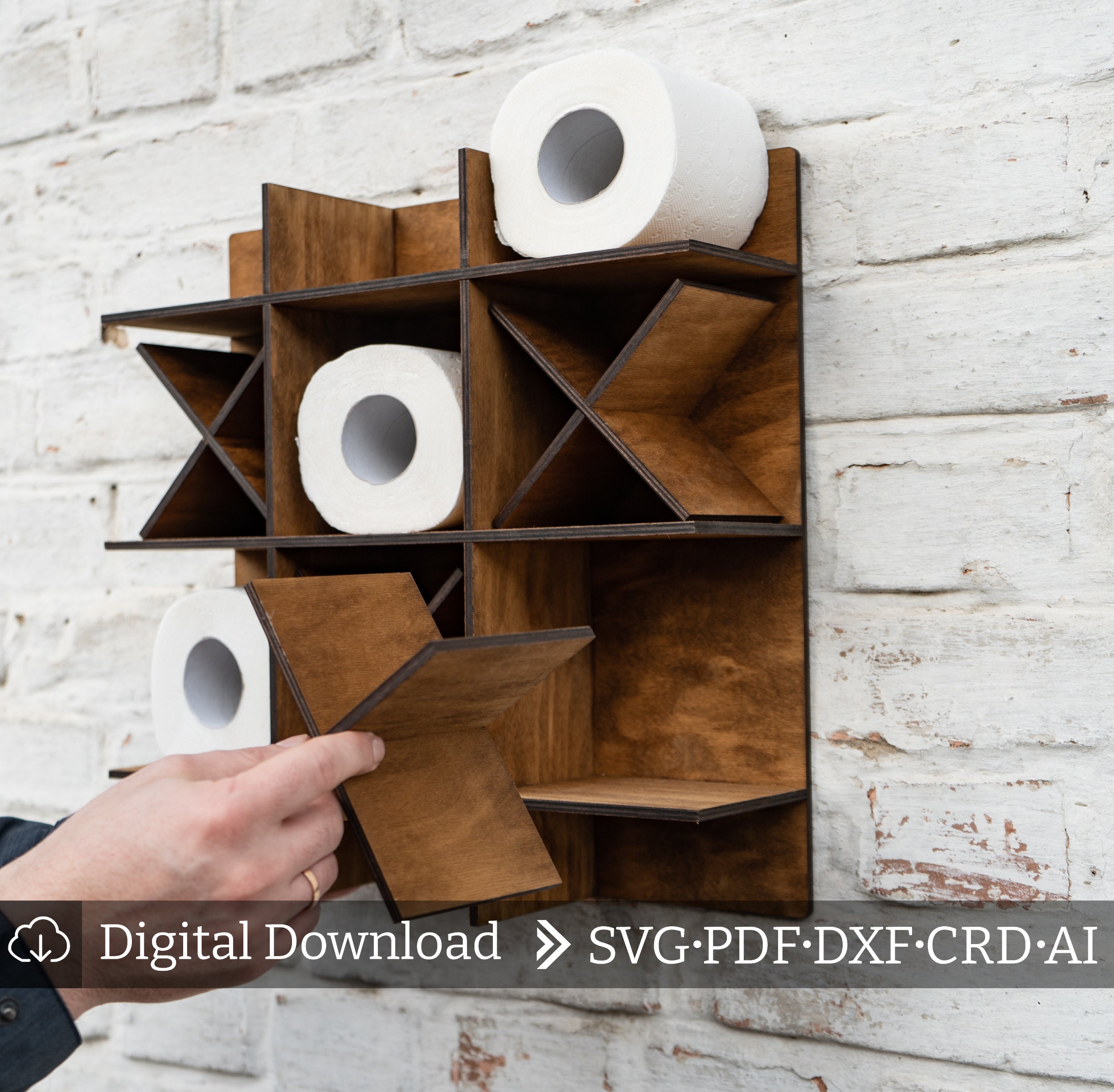 Toilet Paper Holder Svg,wood Toilet Paper Holder Svg,wall Toilet Paper ...