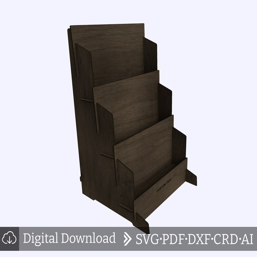 Greeting Card Stand Laser Cut, Greeting Card Stand Pattern, Greeting ...