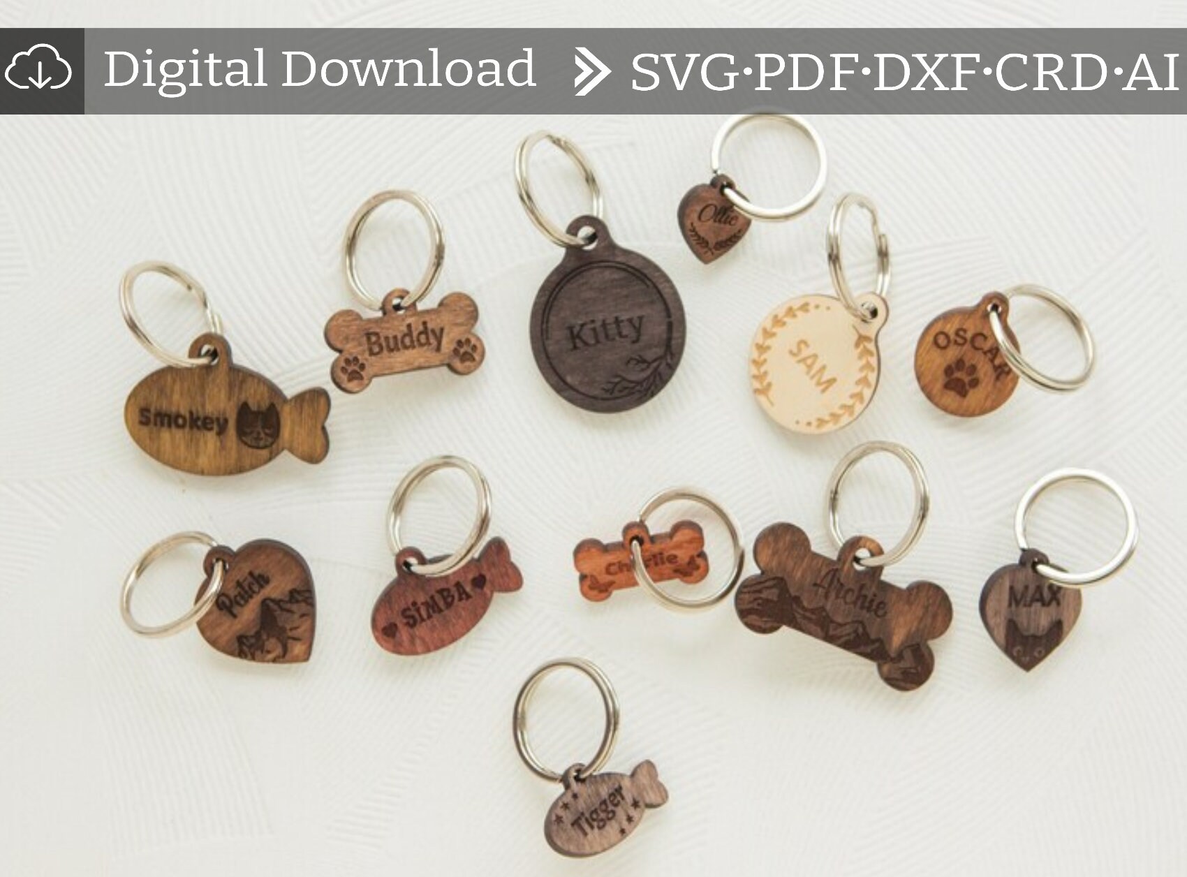 Dog Tags Laser Cut Cat Tags Laser Cut Pet Tags Laser Cut Dog Id Svg Dog Tags Laser Cut Cat Tags Laser Cut Pet Tags Laser Cut Dog Id Svg