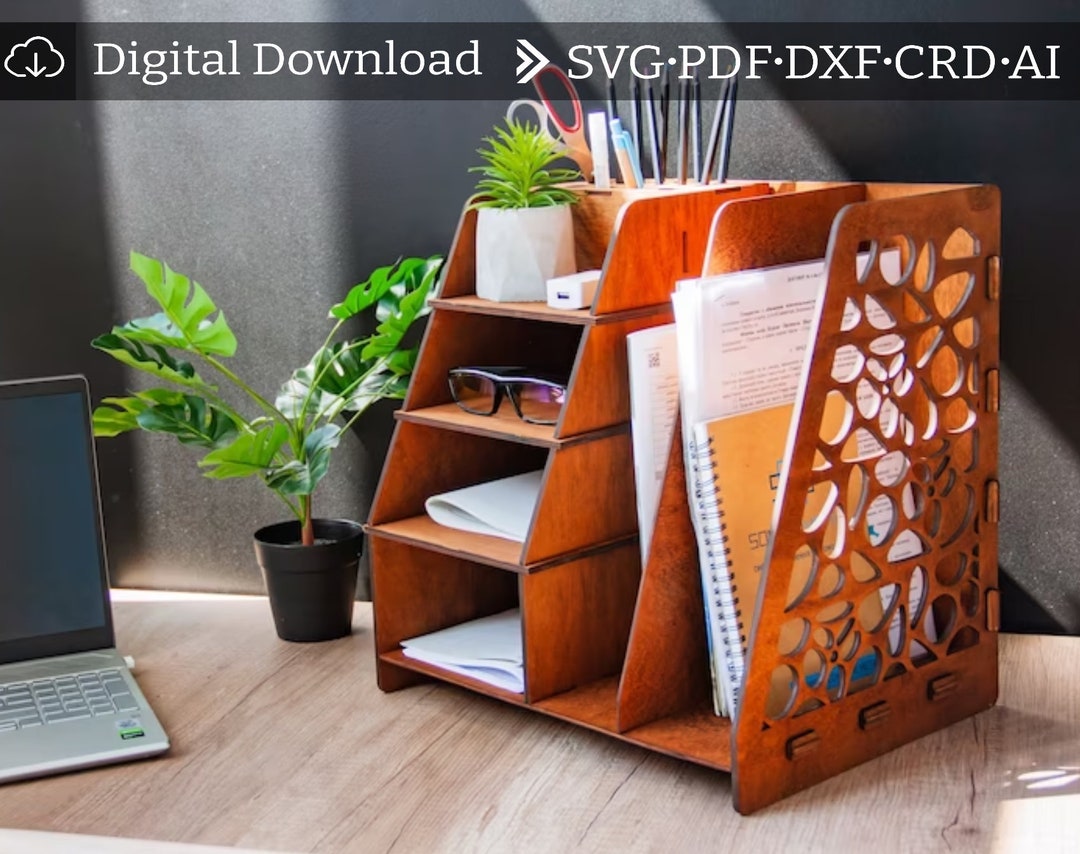 Office Desk Organizer Svg, Office Desk Organizer Pdf, Office Desk ...