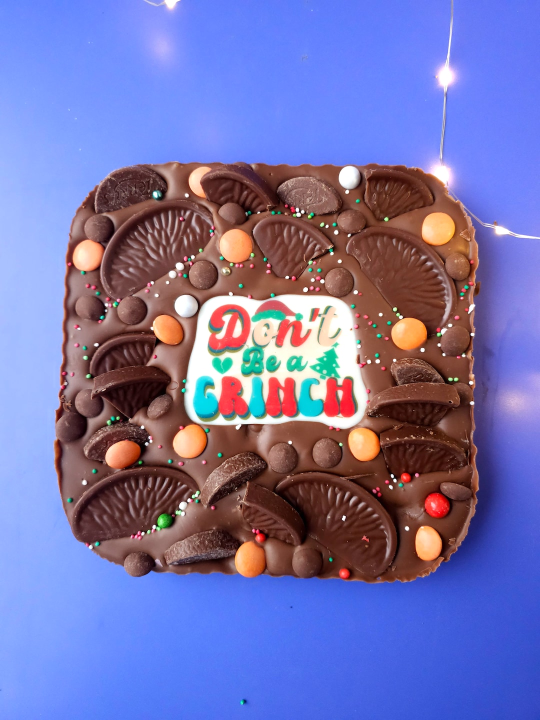 Custom Message Chocolate Blocks Christmas Chocolate Treats Postman Gift ...