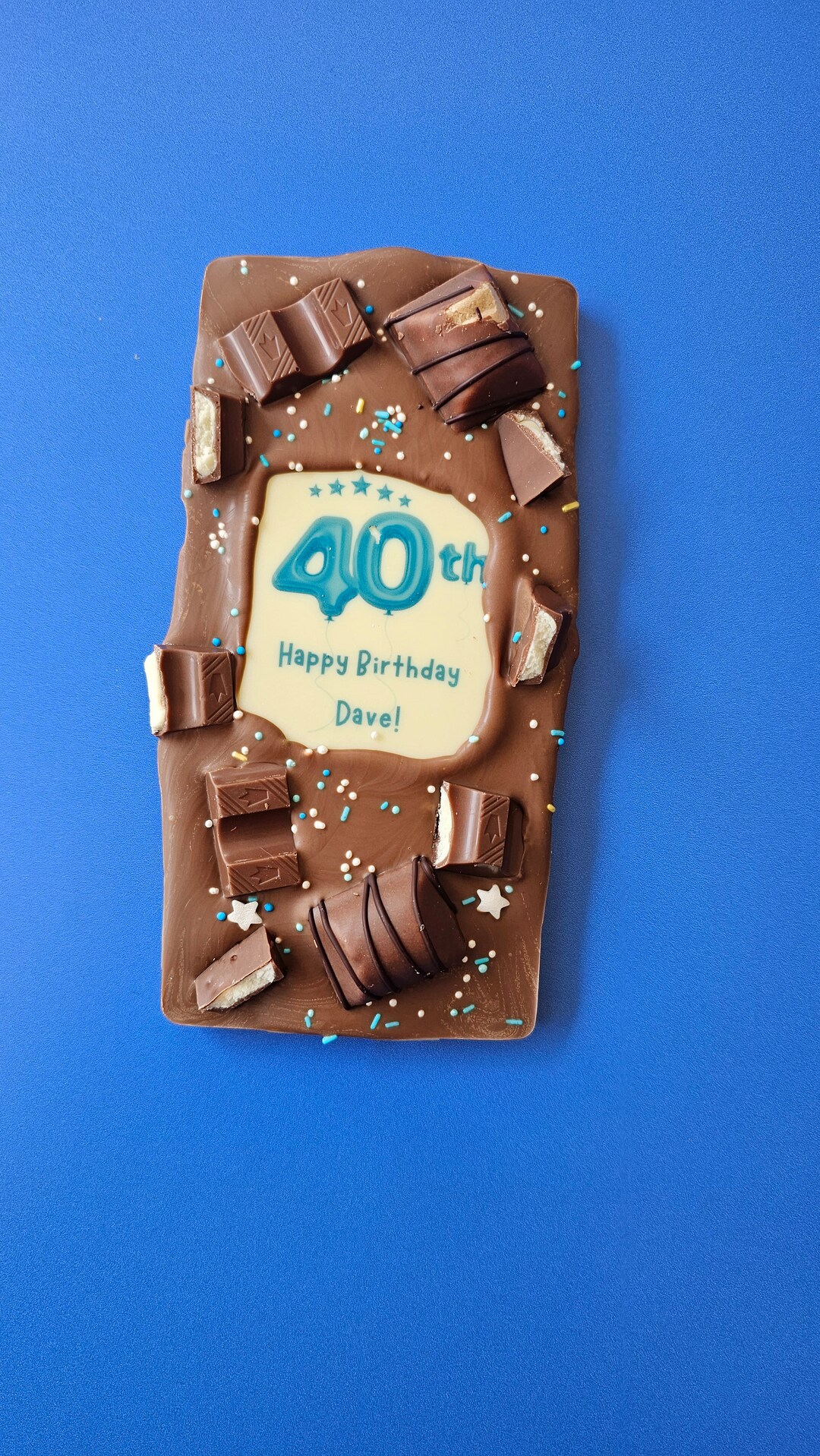 40th Birthday Personalised Chocolate Gift for Boyfriend Personalised ...