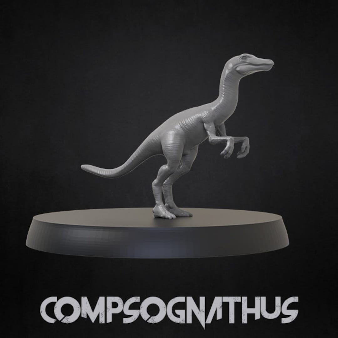 Compsognathus Dinosaur Dungeons and Dragons Tabletop Miniature - Etsy