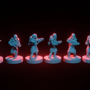 Legion Troopers Legion of Cendre 6mm 8mm 10mm 15mm 3d Printed Tabletop ...