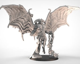 Pit Fiend Devil Mini DND Pathfinder Dungeons & Dragons RPG Tabletop ...