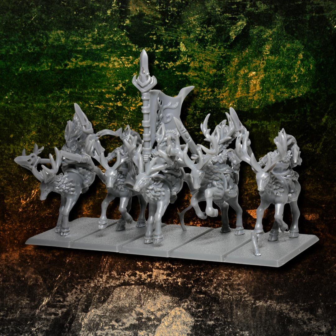 Classic Wood Elf Stag Riders Unit Fantasy Tabletop Game - Etsy Canada