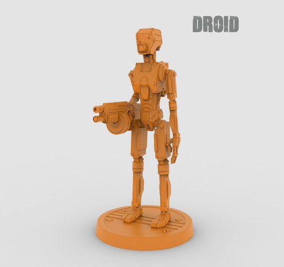 Droid Post Apocalyptic Sci-fi 3D Print | Etsy