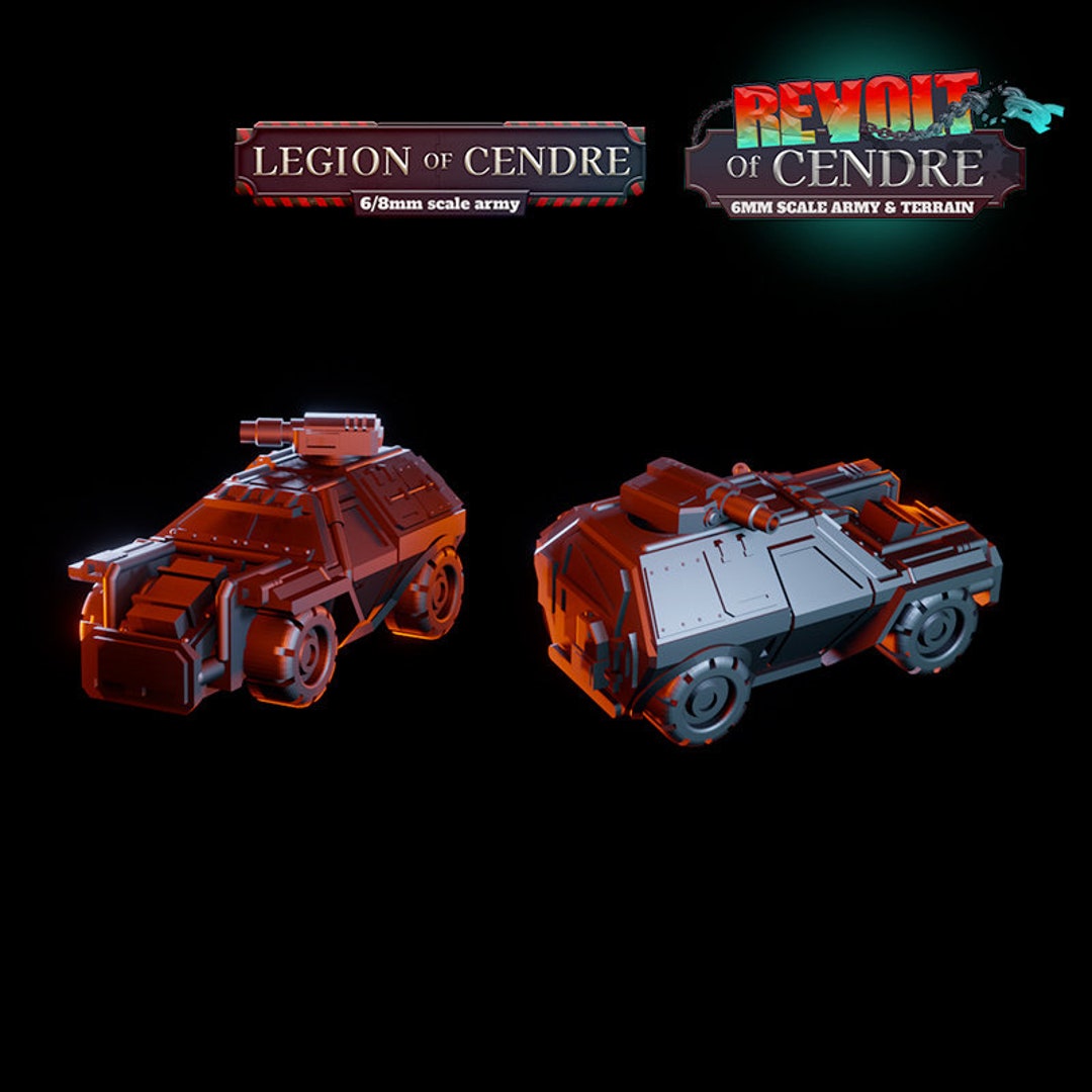 Legion Buggy - Revolt of Cendre | 6mm 8mm 10mm | 3d Printed Tabletop ...