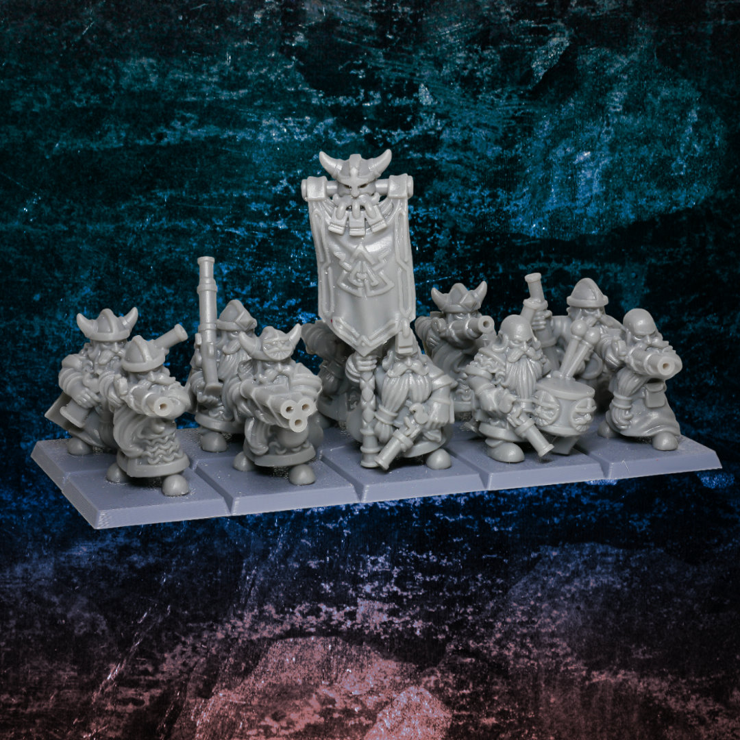 Dwarf Rifle Sharpshooters Fantasy Tabletop Game - Etsy UK