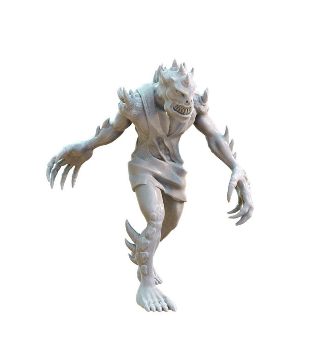 Ghoul Dungeons and Dragons 3D Printed Miniature Tabletop - Etsy