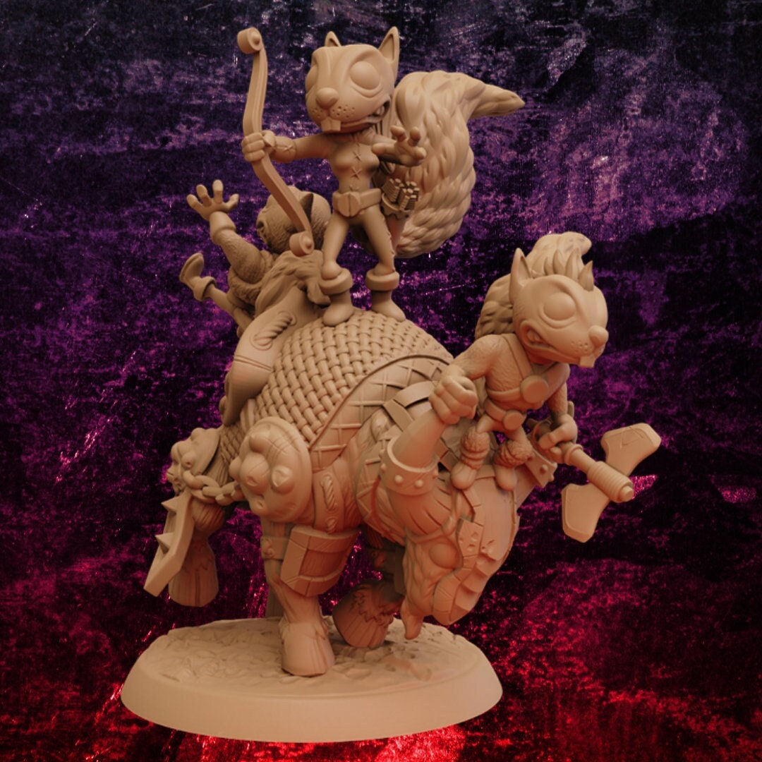 Deez Nuts by the Horns Chibi Models Fantasy Tabletop Game - Etsy