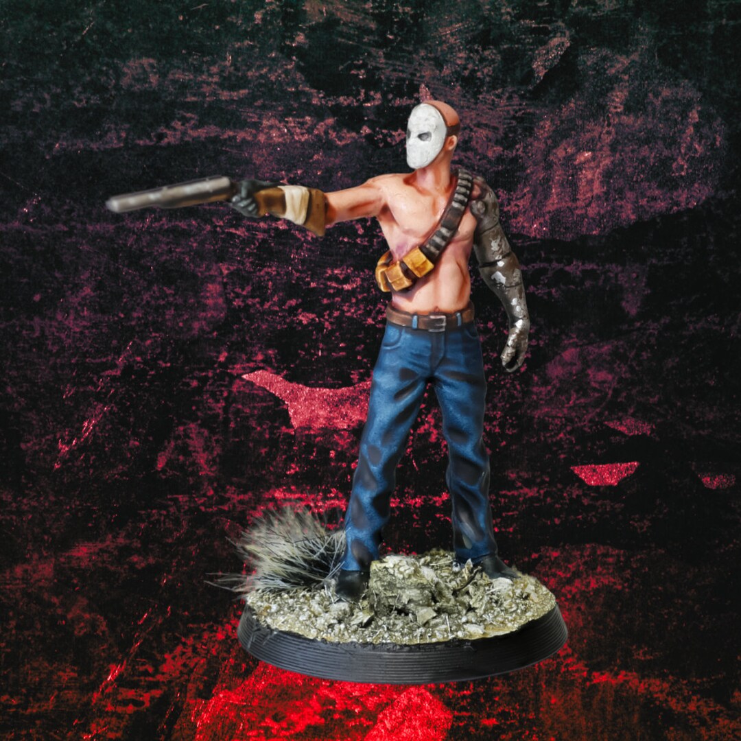The Masked Psycho | Fallout Sci Fi Post Apocalyptic Tabletop Miniature ...