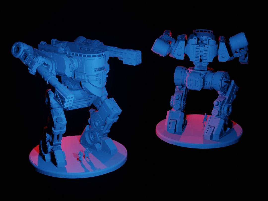 Heavy Walker Scout Titan - Legion of Cendre | 6mm 8mm 10mm 15mm | 3d ...