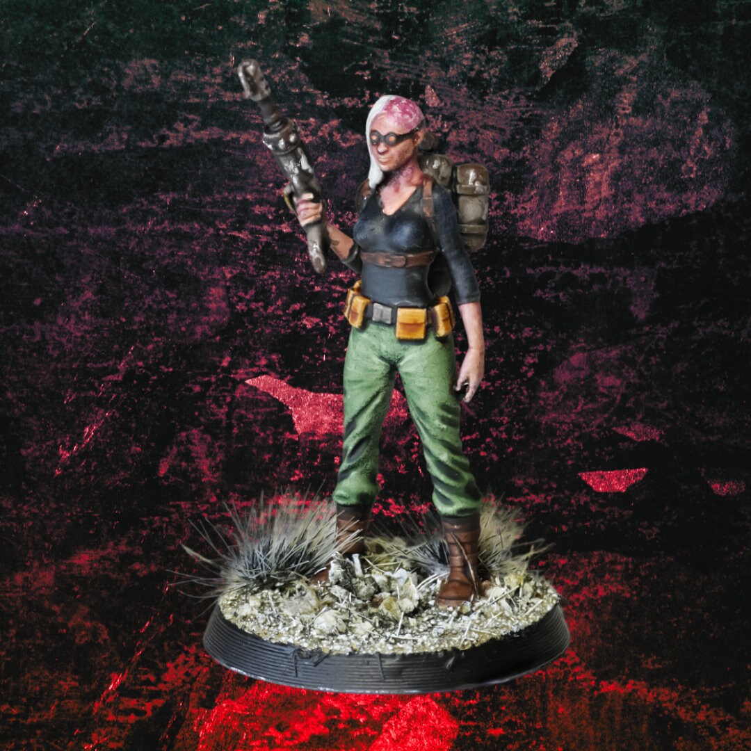 The Pyromaniac | Fallout Sci Fi Post Apocalyptic Tabletop Miniature - Etsy
