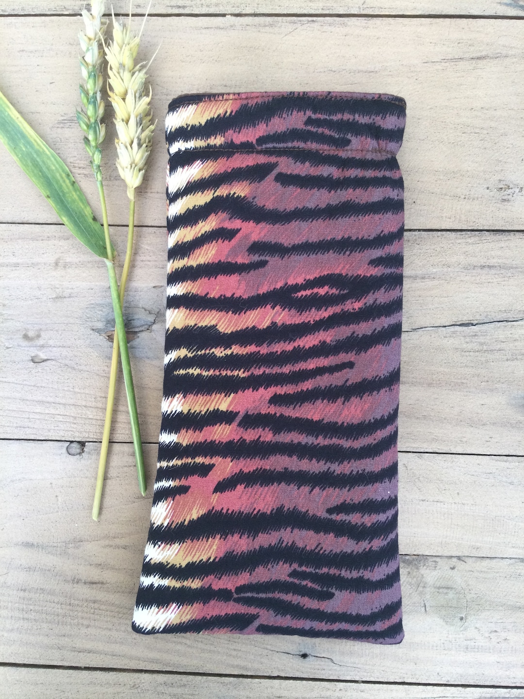 Tiger Stripe Cotton Glasses Cases, Padded and Lined With Magnetic ...