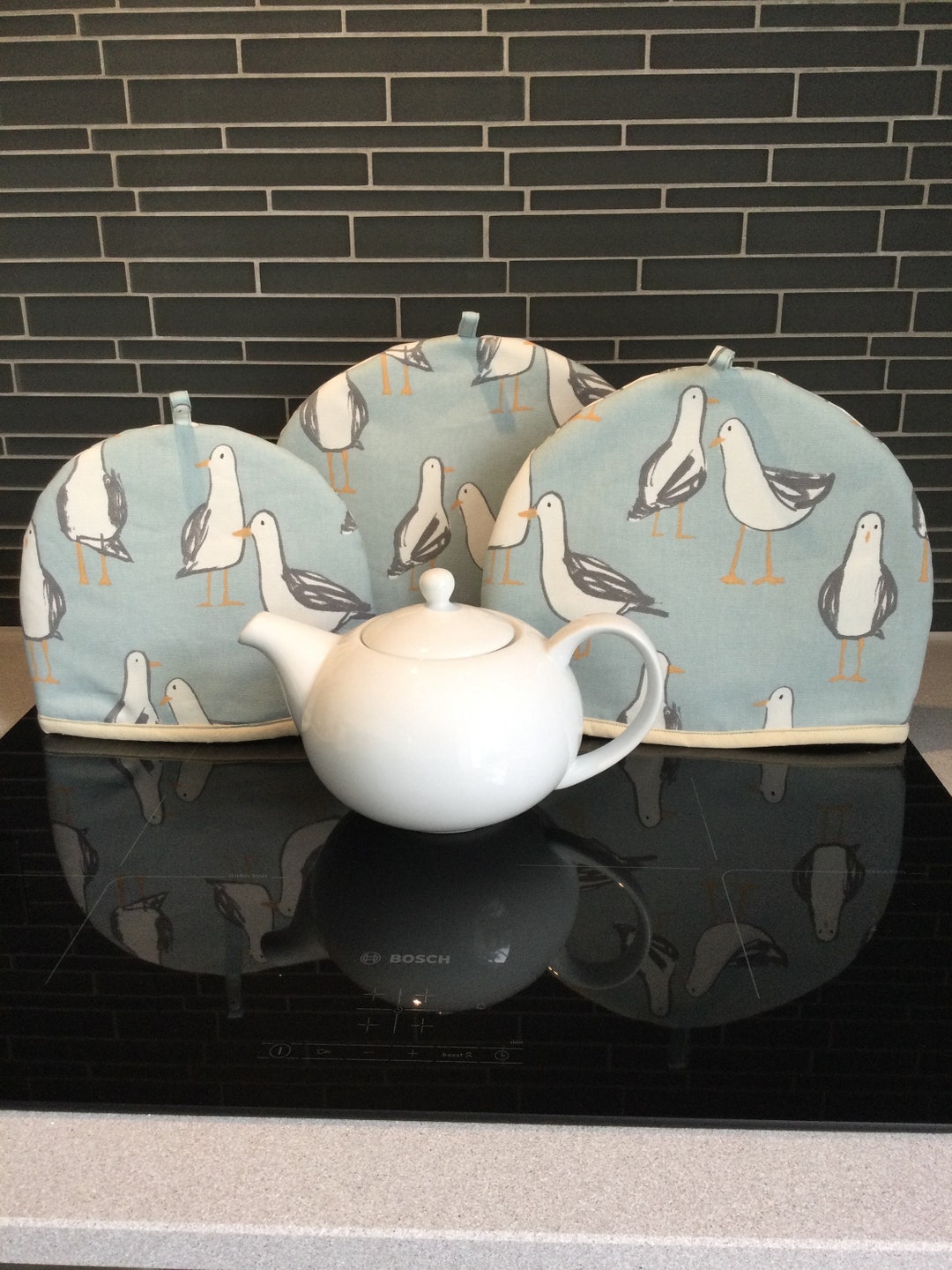 Tea Cosies Insulated Tea Cover Small Medium Large Seagull Fabric - Etsy