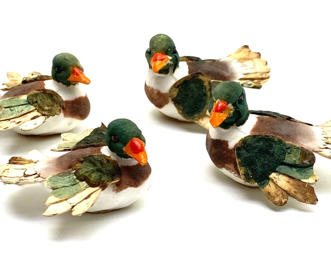Miniature Mallard Ducks, Birds, Ducks Set of 6 - Etsy