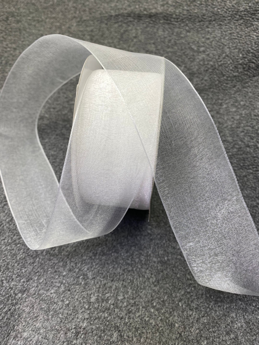 Sheer White Ribbon 10 Yards X 1-1/2 - Etsy