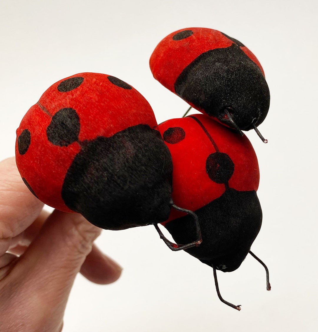 Lady Bugs, Lady Bug Pick, Set of 6 - Etsy