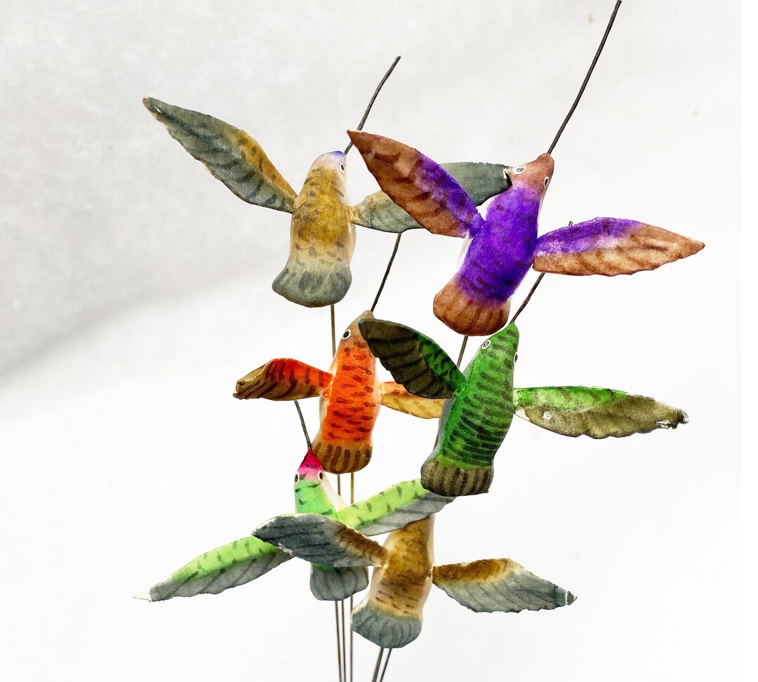 Artificial Birds, Humming Birds, Set of 12 - Etsy