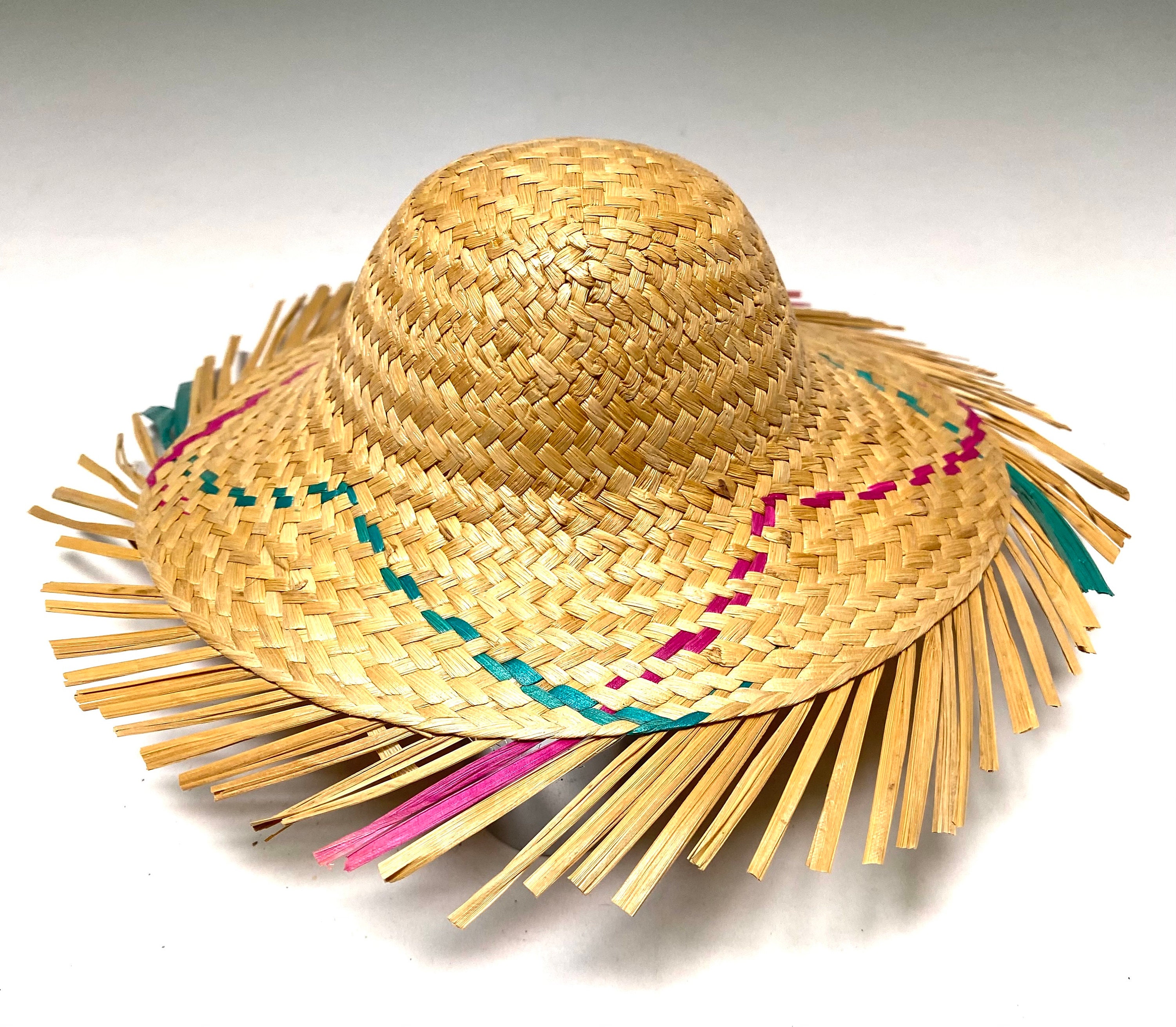 Miniature Beach Hat, Straw Hat Set of 12 - Etsy