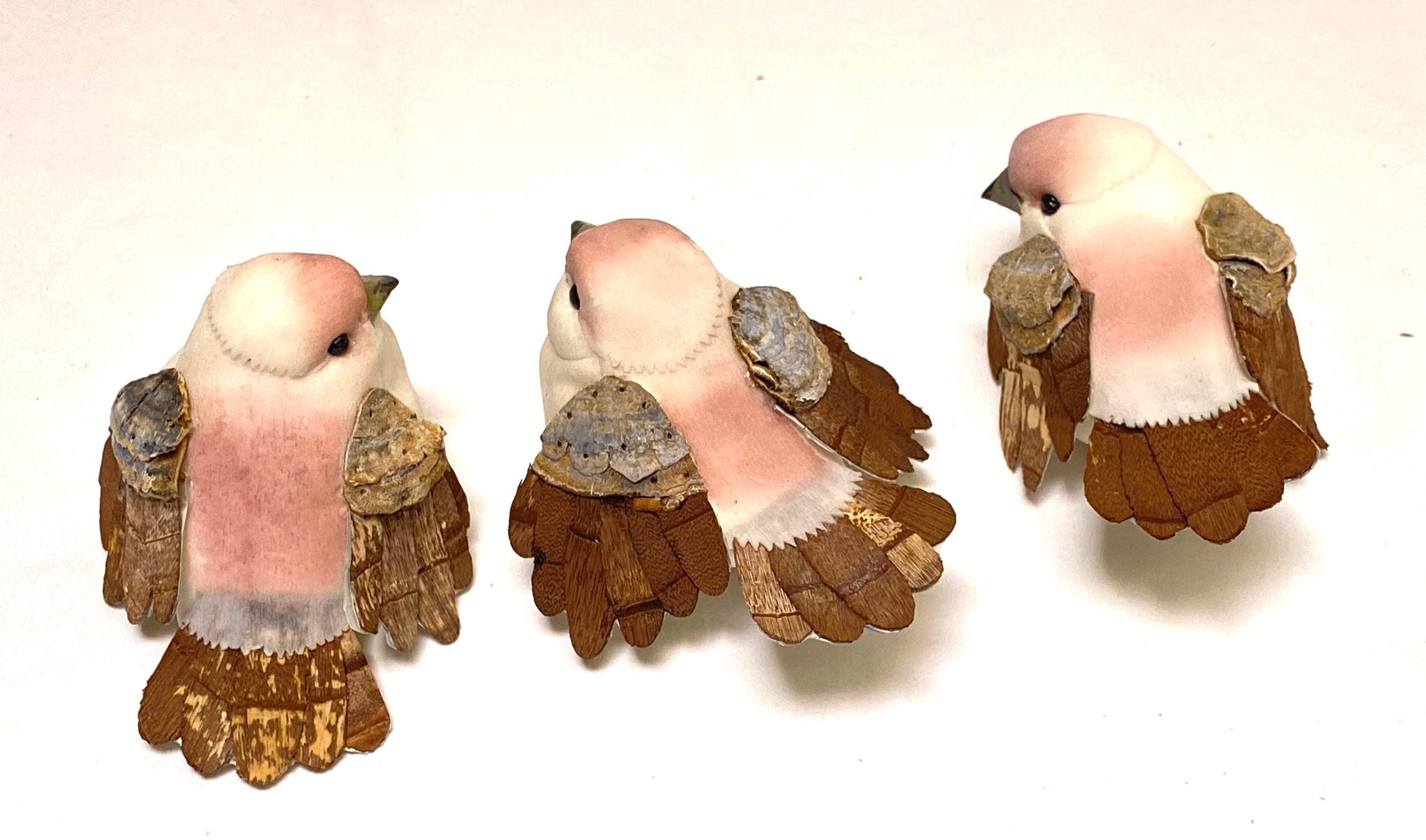 Miniature Styrofoam Birds-set of 3 - Etsy