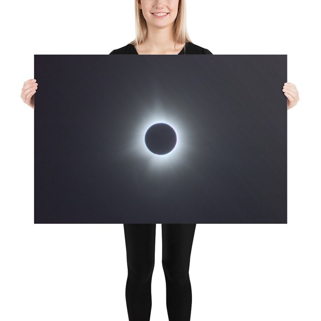Total Solar Eclipse of April 8, 2024 Photo Paper Poster - Etsy
