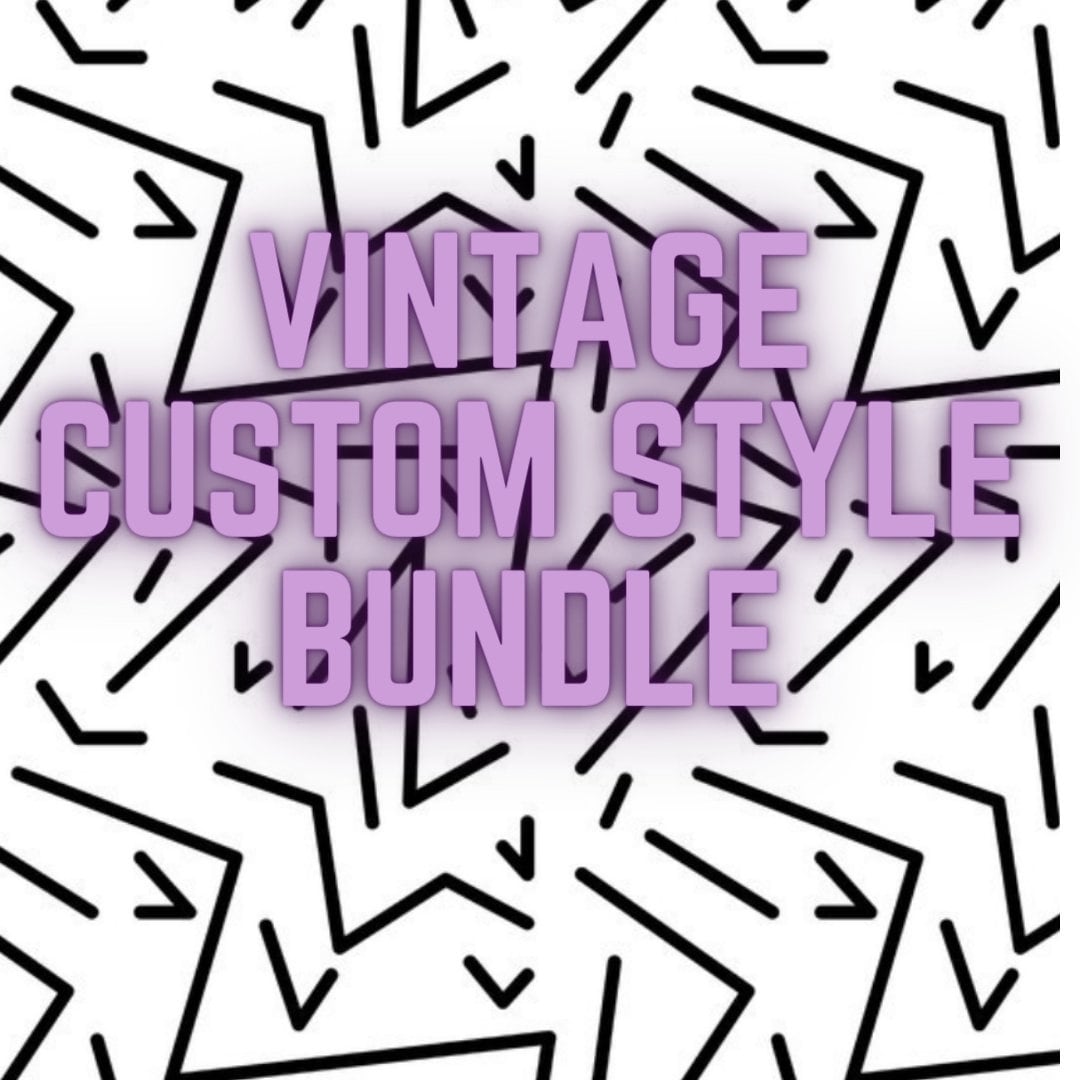 Vintage Custom Style Bundle - Etsy