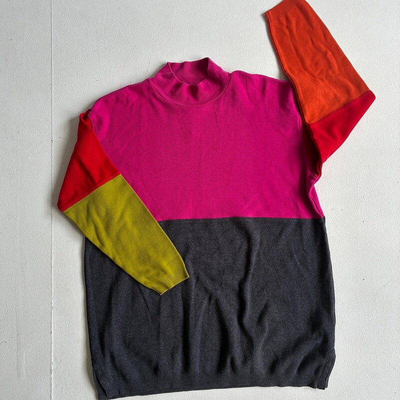 Colorblock Sweater - Etsy
