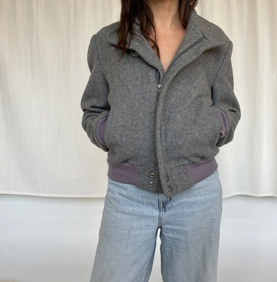 Gray wool coat - Gem