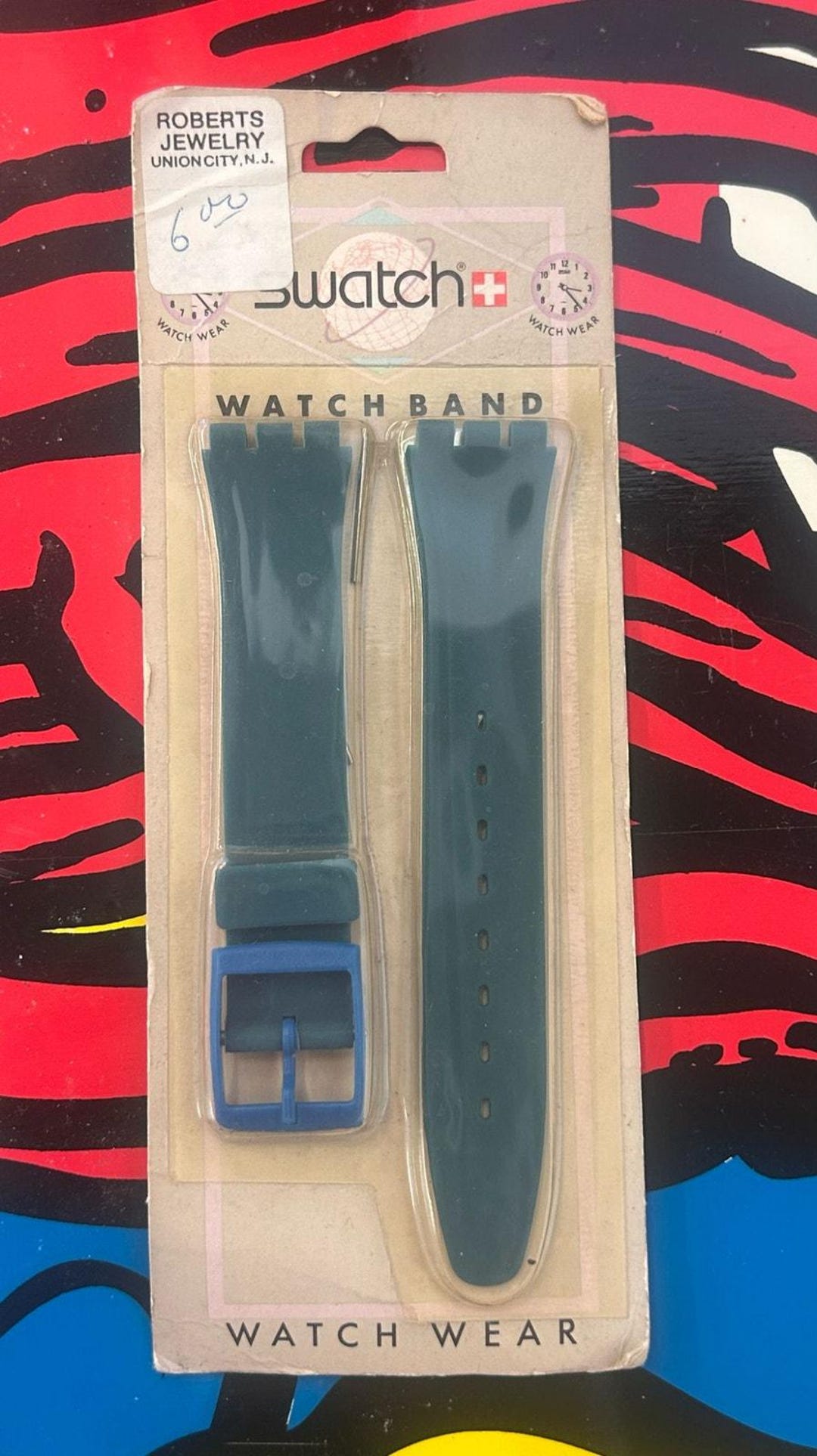 Swatch Watch Replacement Band 16mm Green Use for 34mm Standard Gents - Etsy