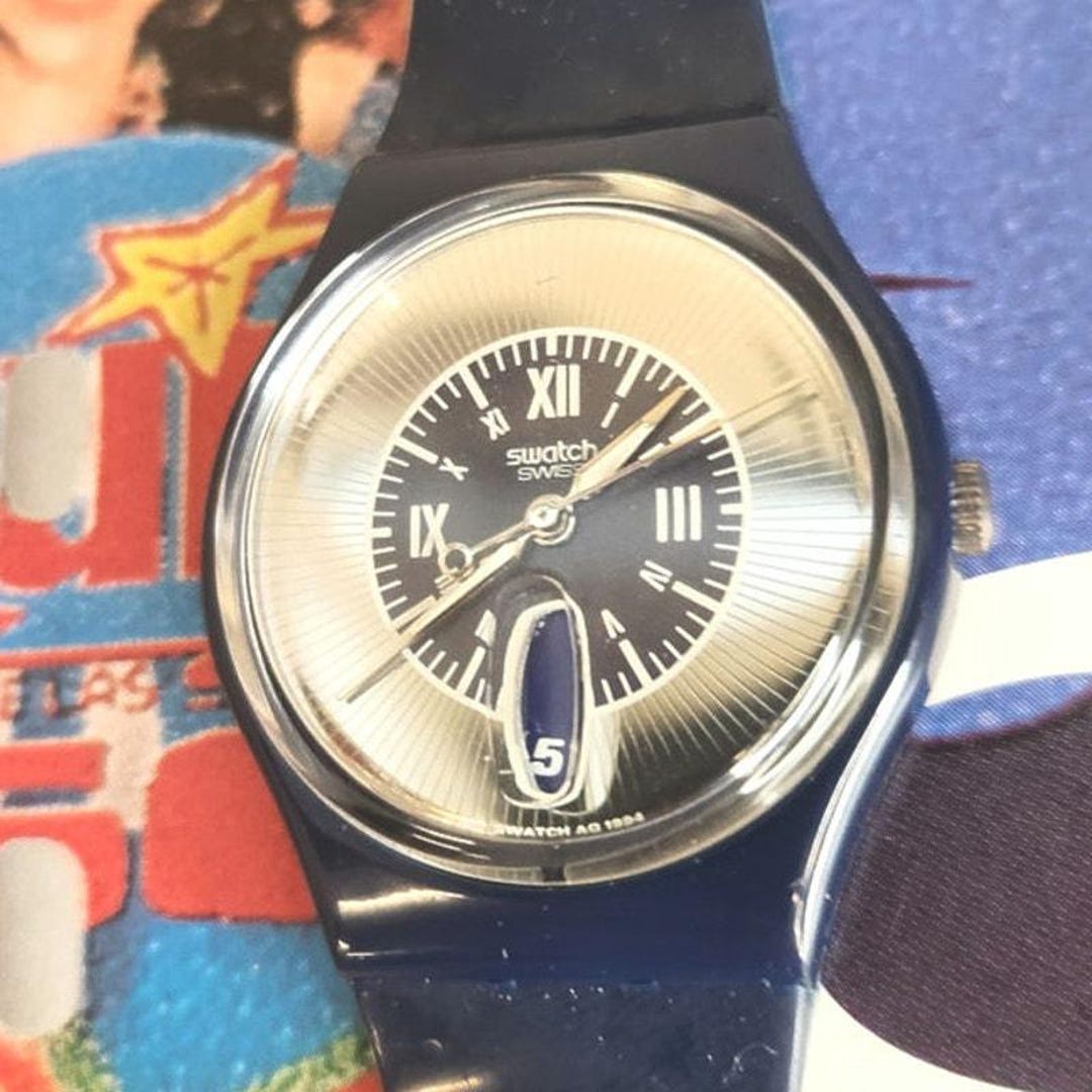 Swatch Watch BLAUER GN707 1995 Standard Gents New Old Stock - Etsy