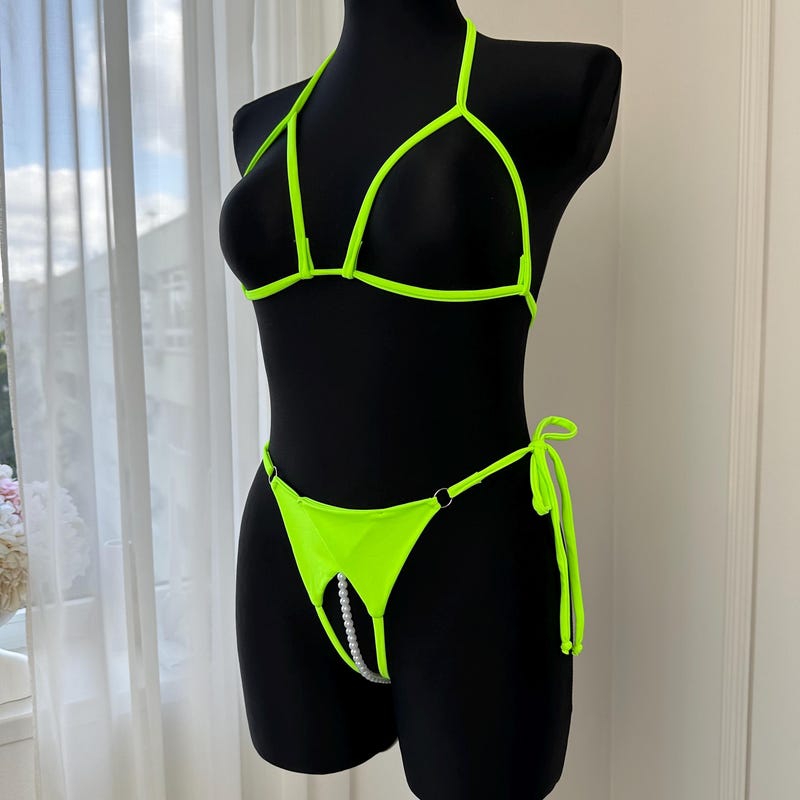 Beach Topless Bikini - Etsy UK