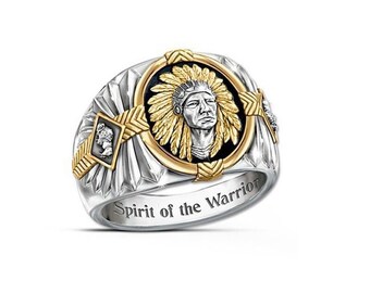 Native American Indian Ring | Etsy