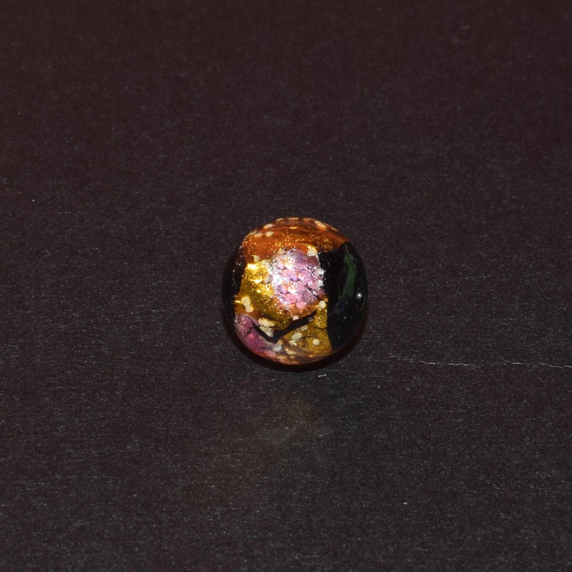 Colors of Okinawa Coral Japan 12mm Firefly Hataru Glass Beads | Etsy